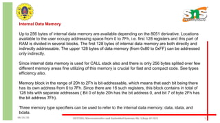 8051 Memory Organization COVERS 8051 MEMORY | PPT