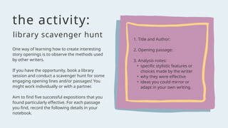 narrative writing in english language 2025 | PPTX