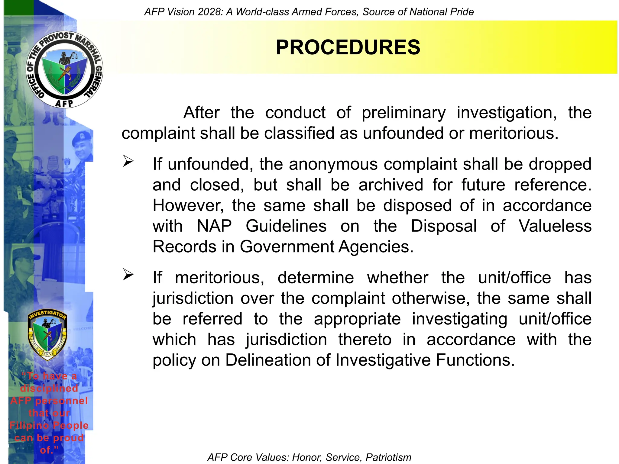 3. Anonymous Complaint on Investigation.pptx