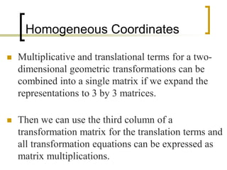 3. Geometric Transformation (2D) Computer Graphics.pdf