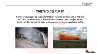 3. RIESGOS RESIDUALES DEL ANFO. en minaspptx | PPTX