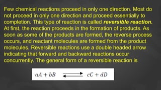 general chemistry 2 equilibrium 2nd quarter | PPTX