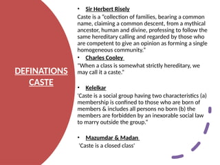 Caste_Jati_System_Ancient India_AIHC and Archaeology | PPTX
