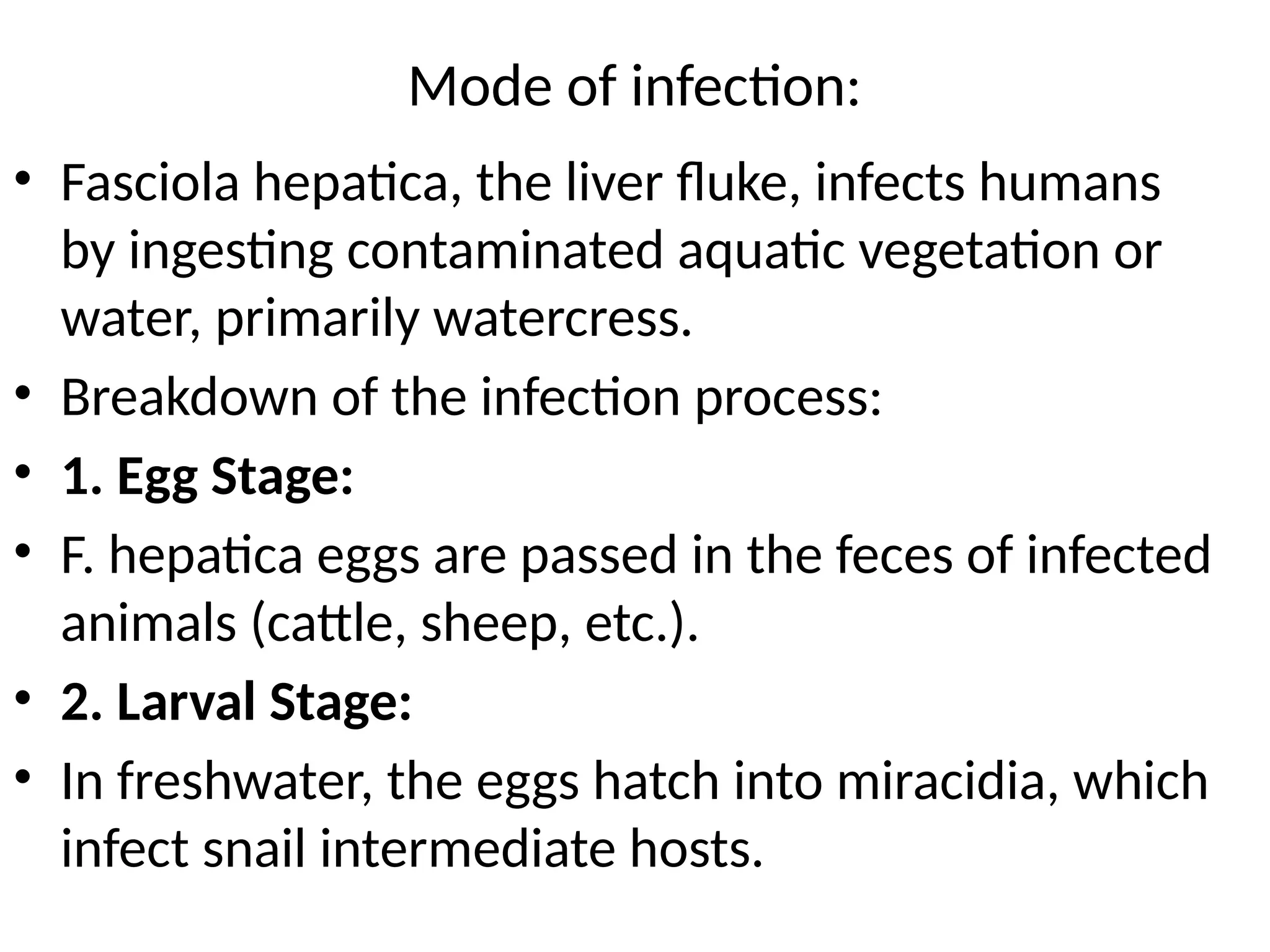 3.3 Trematodes (Flukes, intestinal, hepatic, pulmonary and blood) | PPTX