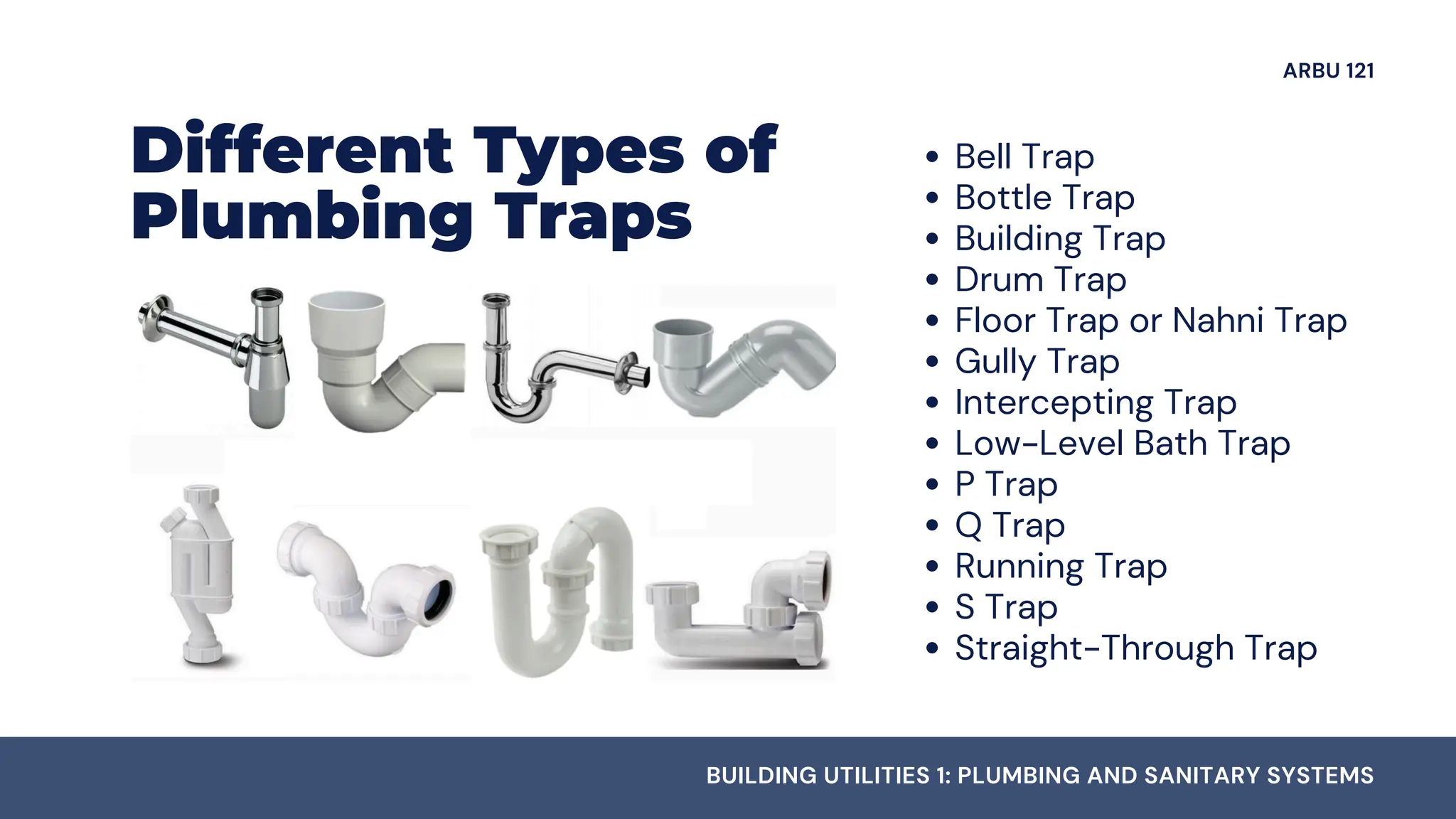 Vent piping systems; Ventilation and Ventilation System; Plumbing traps ...