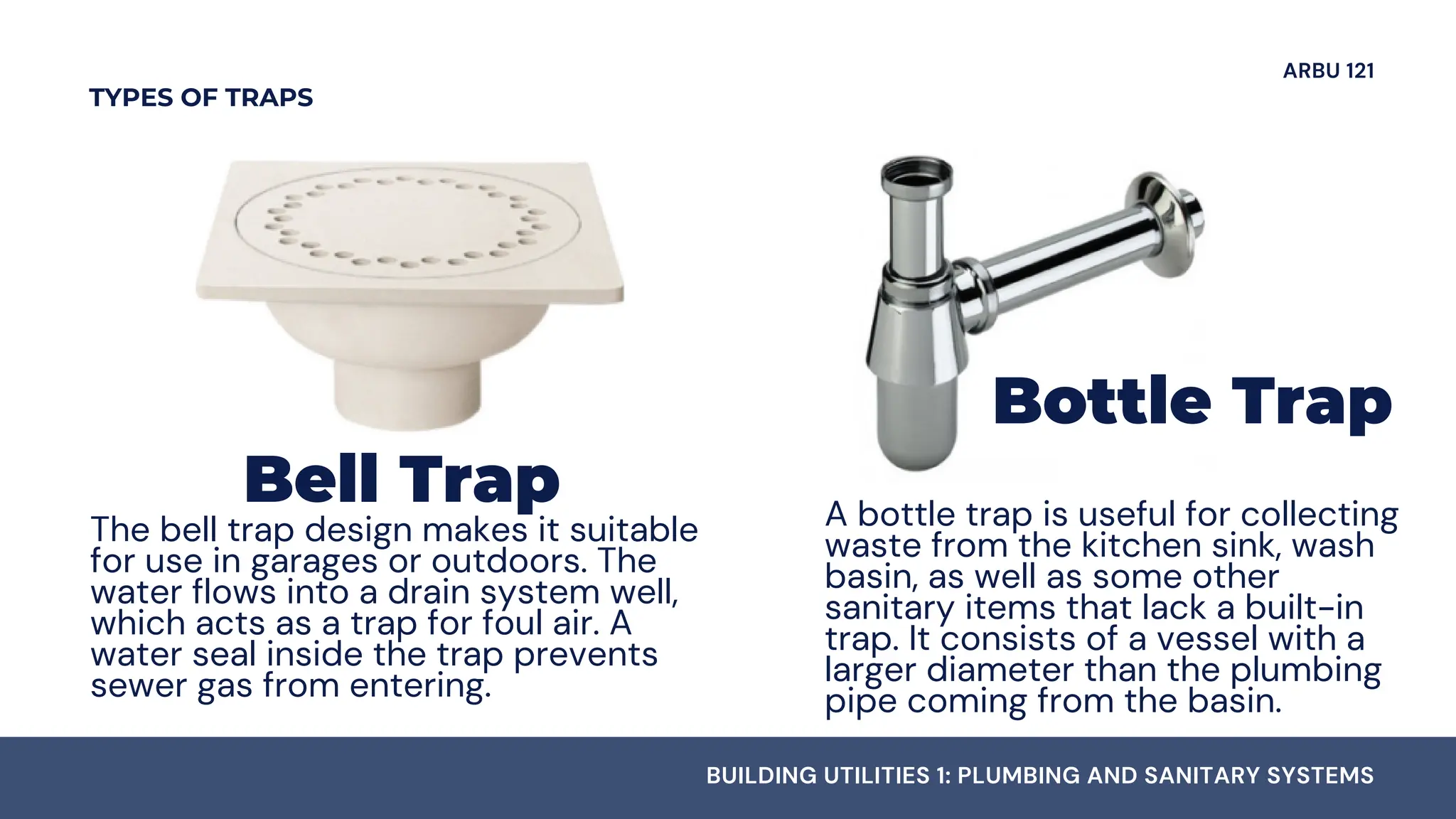Vent piping systems; Ventilation and Ventilation System; Plumbing traps ...