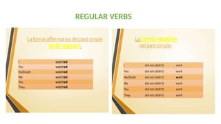 Use of PAST SIMPLE verbs in english. Let's learn | PPTX
