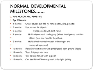 3. Developmental Milestones method of development | PPTX