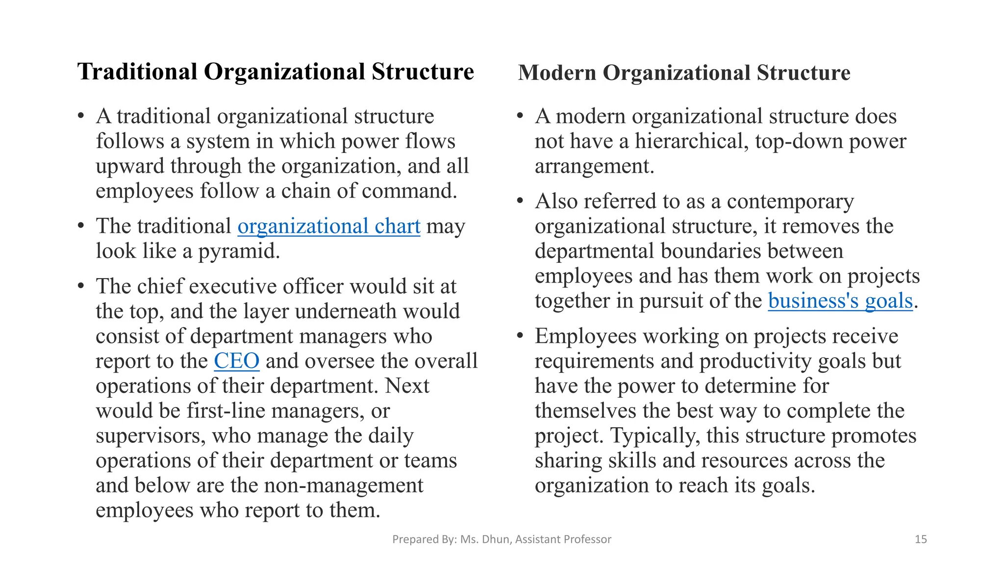3.4 Organisation Structure basics and Traditional.pdf