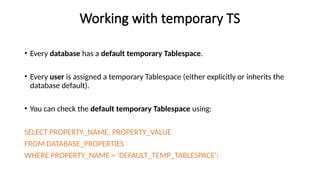 3. Temporary Table Spaces and Groups.pptx