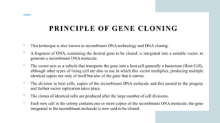 3. DNA cloning.pptx molecularbiology bbbbbb | PPTX