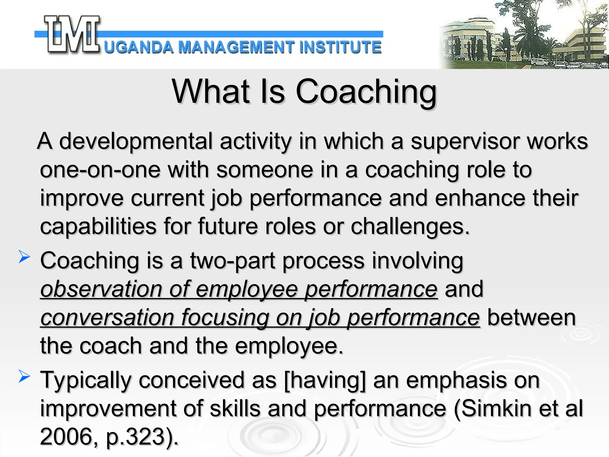 3.5 Performance Improvement_The Role of Employee Mentoring and Coaching ...