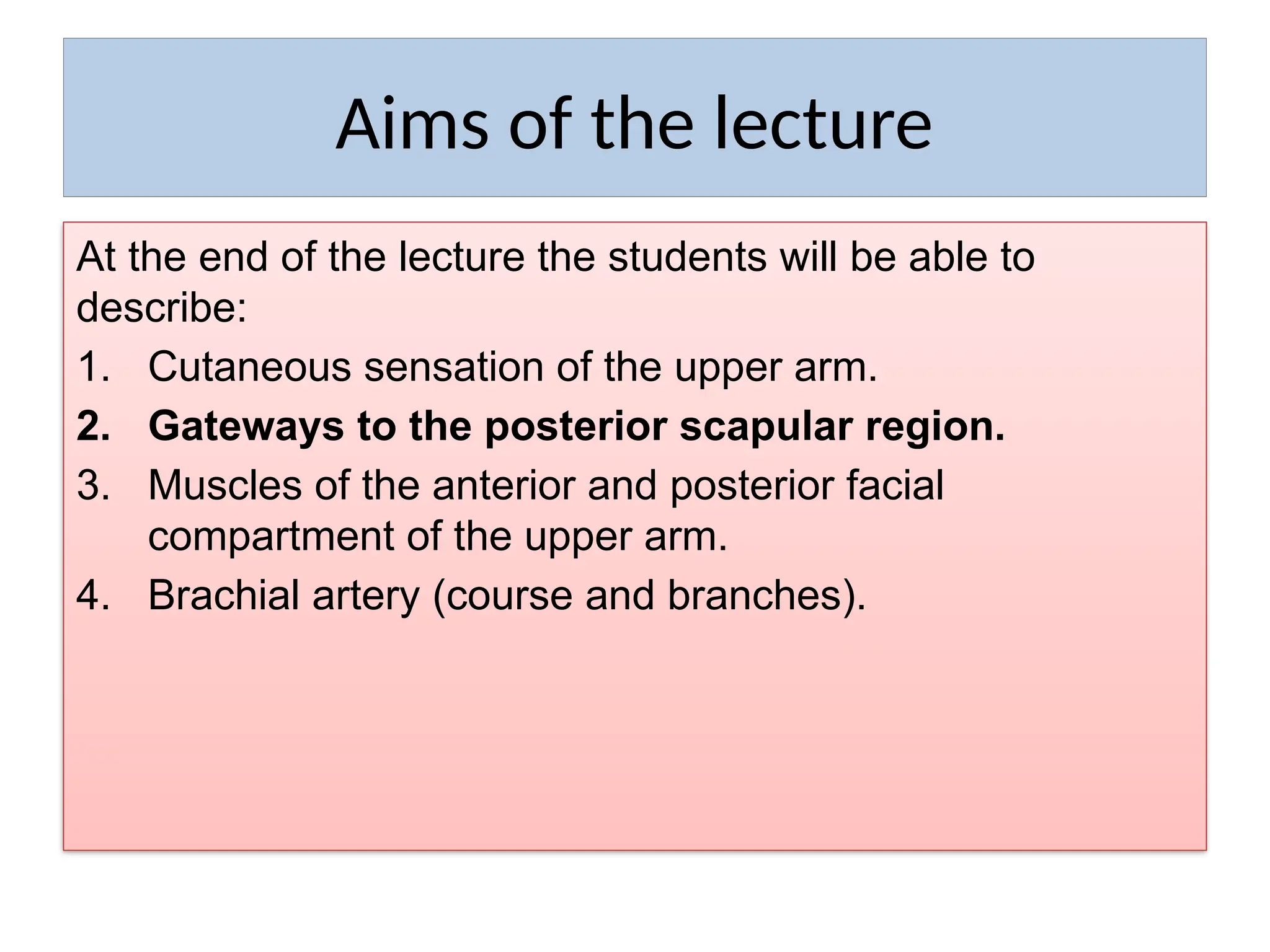 3.The upper arm (1)compartments of the upper arm.pptx