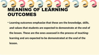 LEARNING-OUTCOMES111111111111111111.pptx