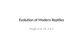 3.2 Evolution of Modern Reptiles 2025.pptx