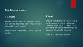3.- HERNIA INGUINAL (2).pptx presentación | PPTX