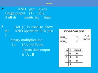 Logic Gates and different types of gates | PPTX