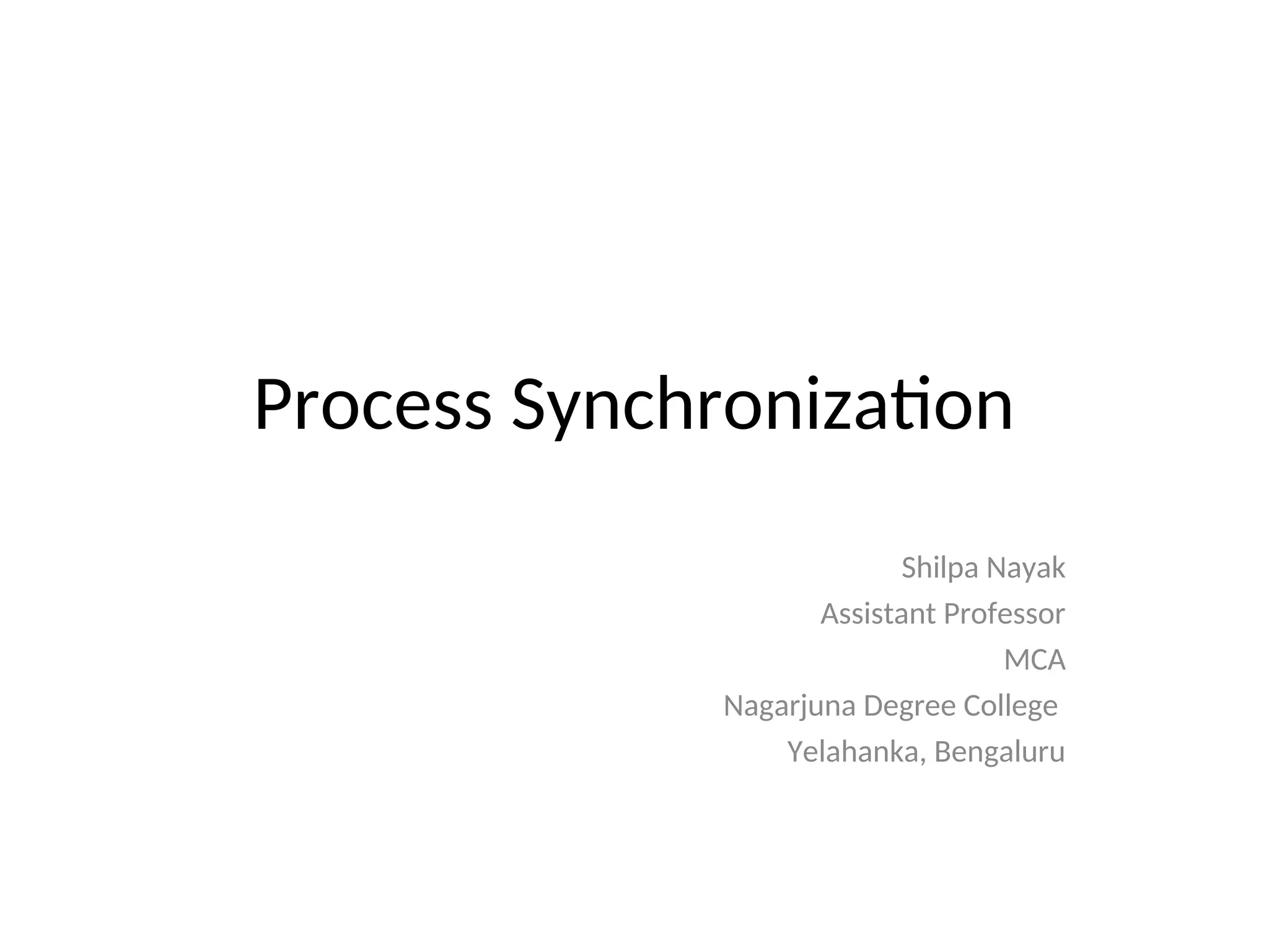 Process Synchronization OS chapter 3.ppt