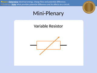 Understanding Electrical Energy, Charge Flow, and Potential Difference ...
