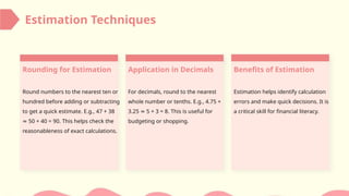 decimal numbers advanced stratagies and applications | PPT