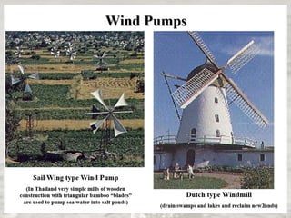 Planning and Design of Natural Energy Driven Pumping Works for ...