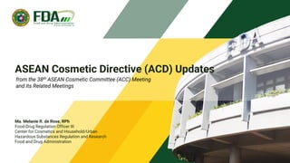 3. ACD Updates from the 38th ASEAn Committee meetings | PDF