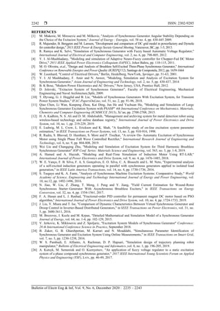 High performance of excitation system for synchronous generator based ...