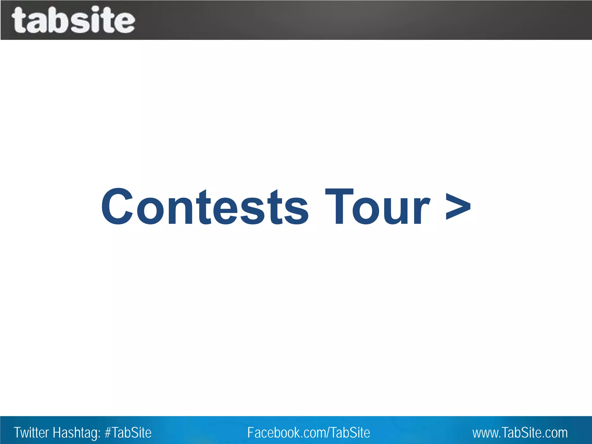 TabSite Contests and Timeline Webinar | PDF | Web Conferencing ...