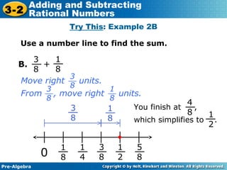 3 2 adding and subtracting rational numbers lesson | PPT