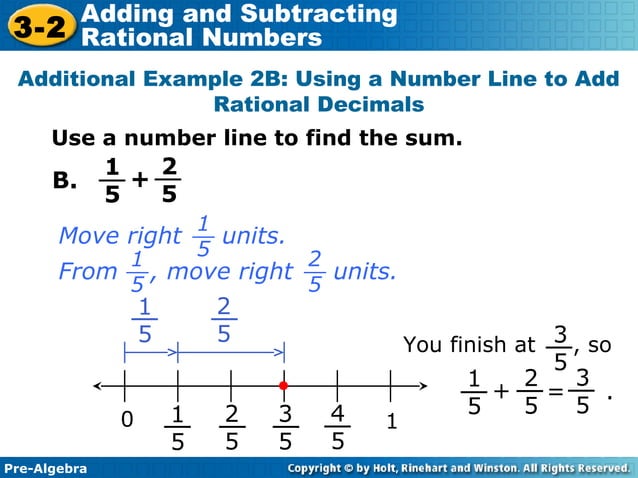 3 2 adding and subtracting rational numbers lesson | PPT