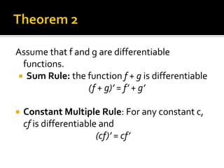 3.2 Derivative as a Function | PPTX