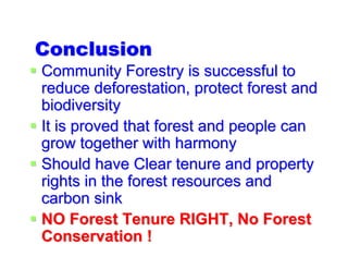 Ghan Shyam Pandey: The Role of Forest Communities in the Forest Tenure ...