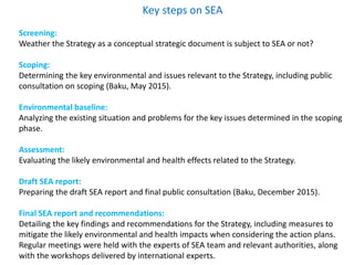Session 3 - Implementing SEA practice in Azerbaijan by Aysel Babayeva | PPT