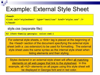 3.2 introduction to css | PPT