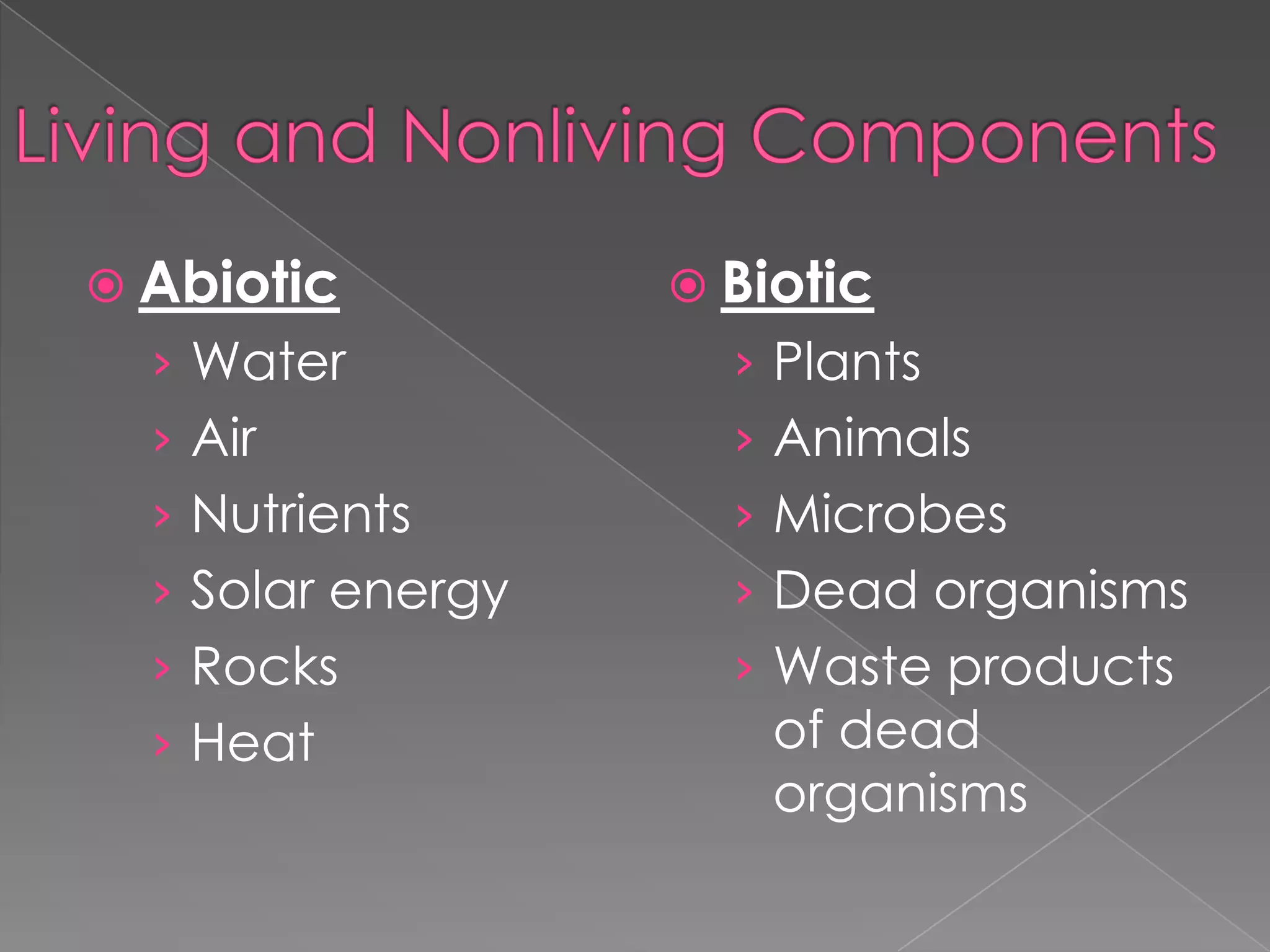 3 2 major components of an ecosystem | PPTX