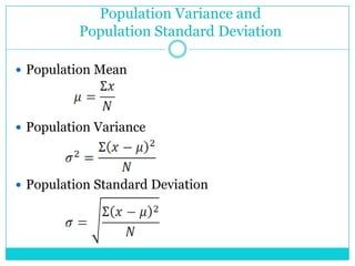 3.2 measures of variation | PPTX