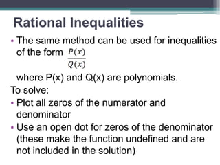 3 2 polynomial inequalities | PPTX