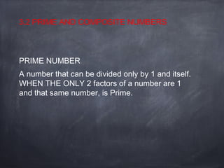 3.2 prime and composite numbers | PPT
