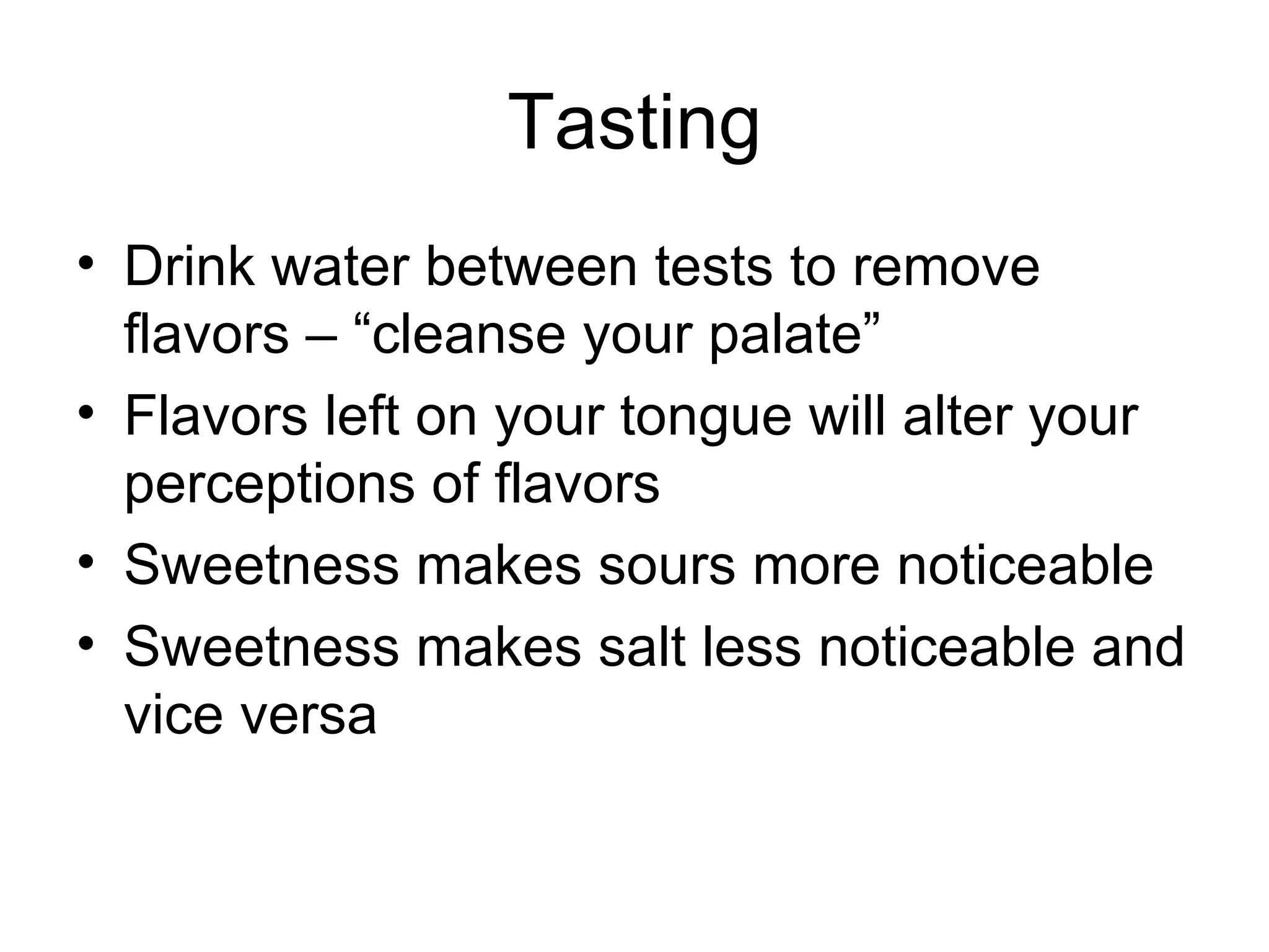 Sensory Analysis Of Foods | PPT
