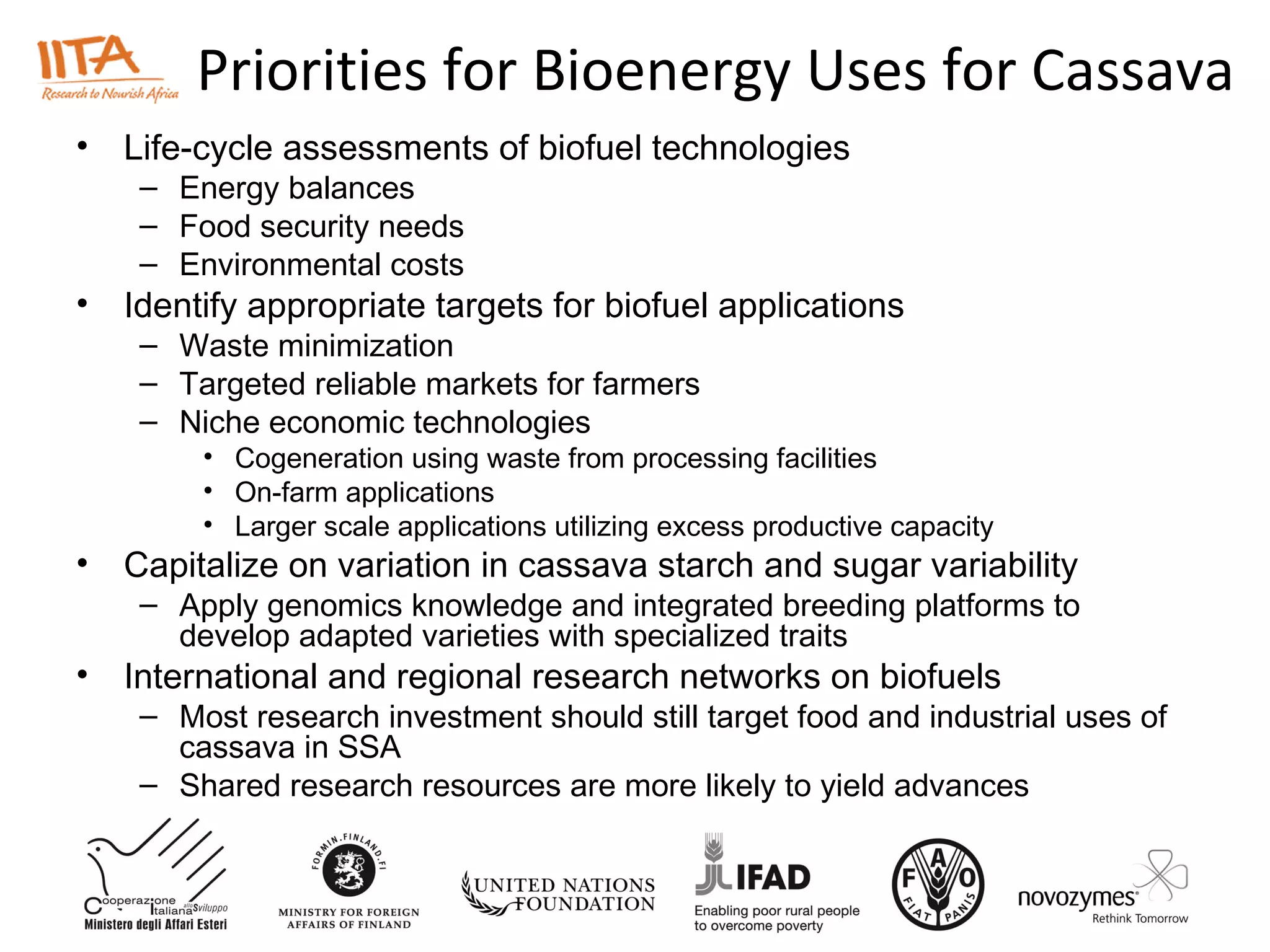3.2 session by kulakow cassava breeding in ssa3 brief | PPT ...