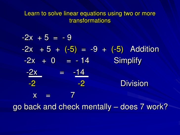 3.2 solve two step equations - day 1