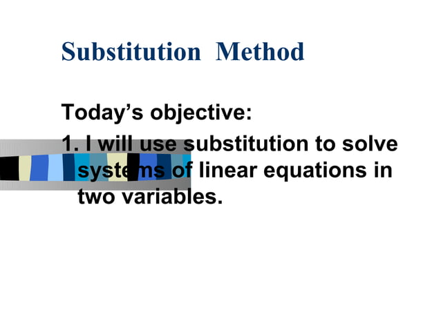 3.2 solving systems algebraically | PPT | Physics | Science