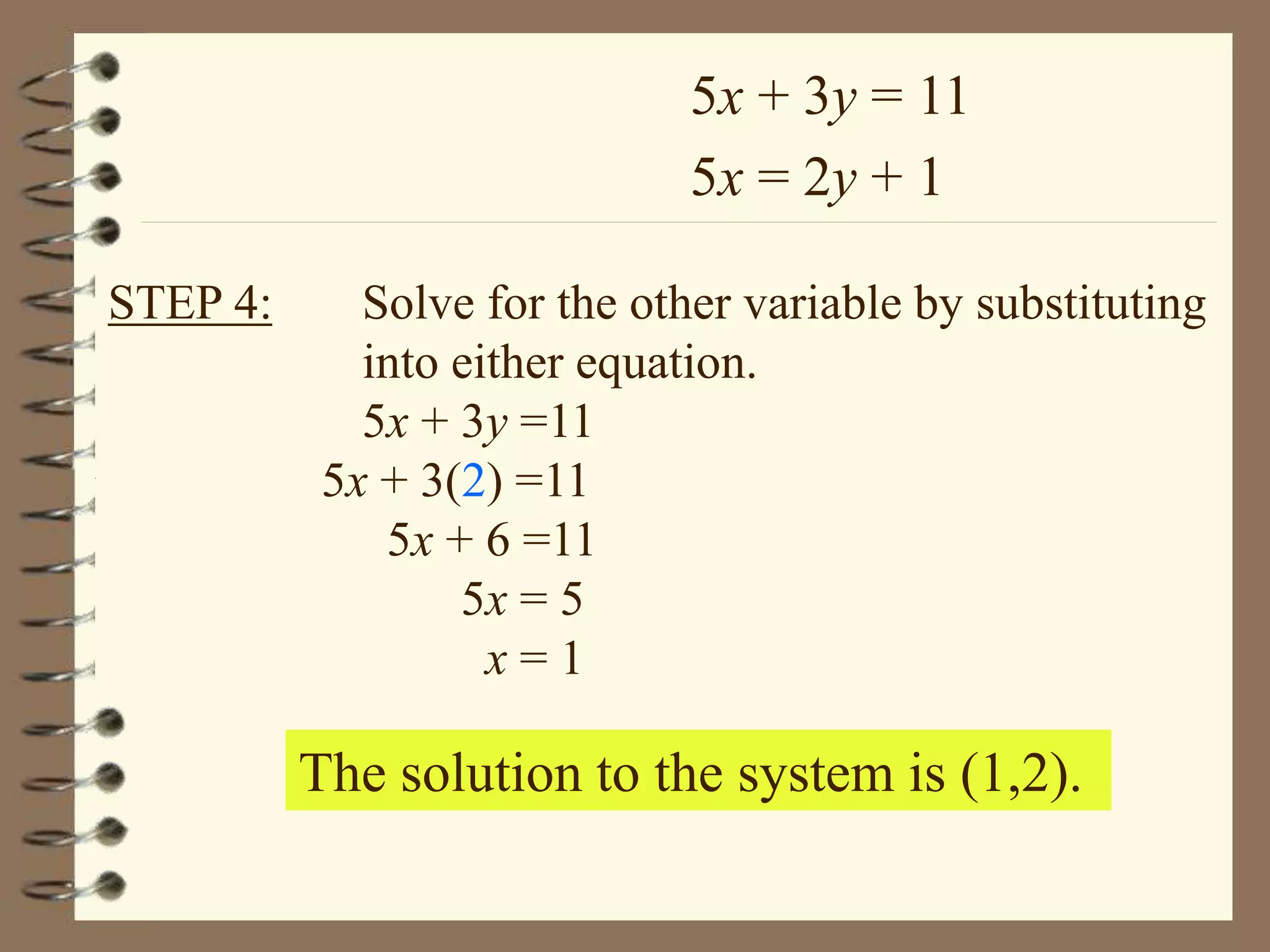 3 2 solving systems of equations (elimination method) | PPTX