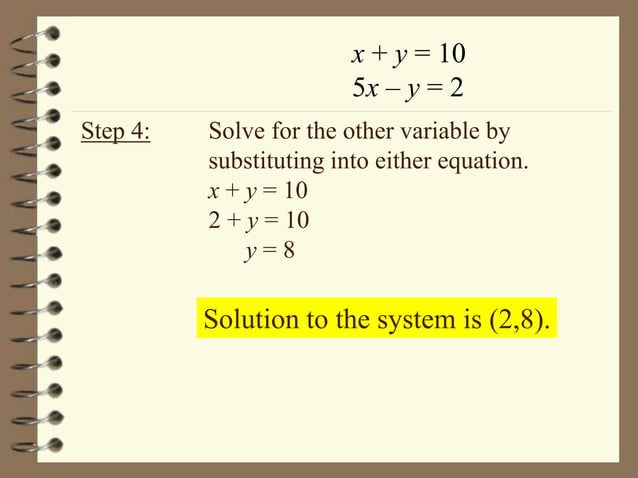 3 2 solving systems of equations (elimination method) | PPTX