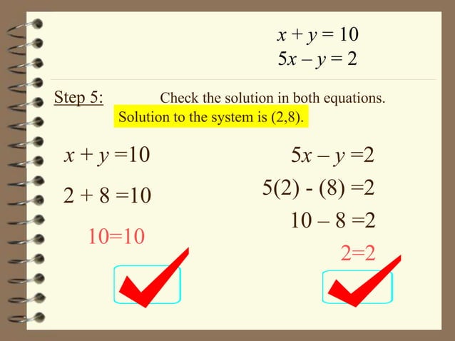 3 2 solving systems of equations (elimination method) | PPTX