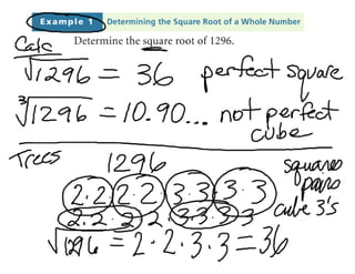 3.2 square and cube roots notes | PPT
