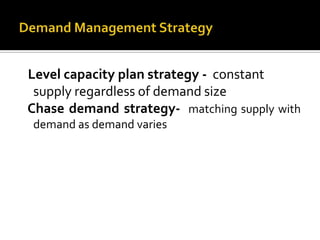 3.3.11 seminar on demand and supply management in services | PPTX