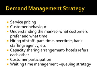 3.3.11 seminar on demand and supply management in services | PPTX