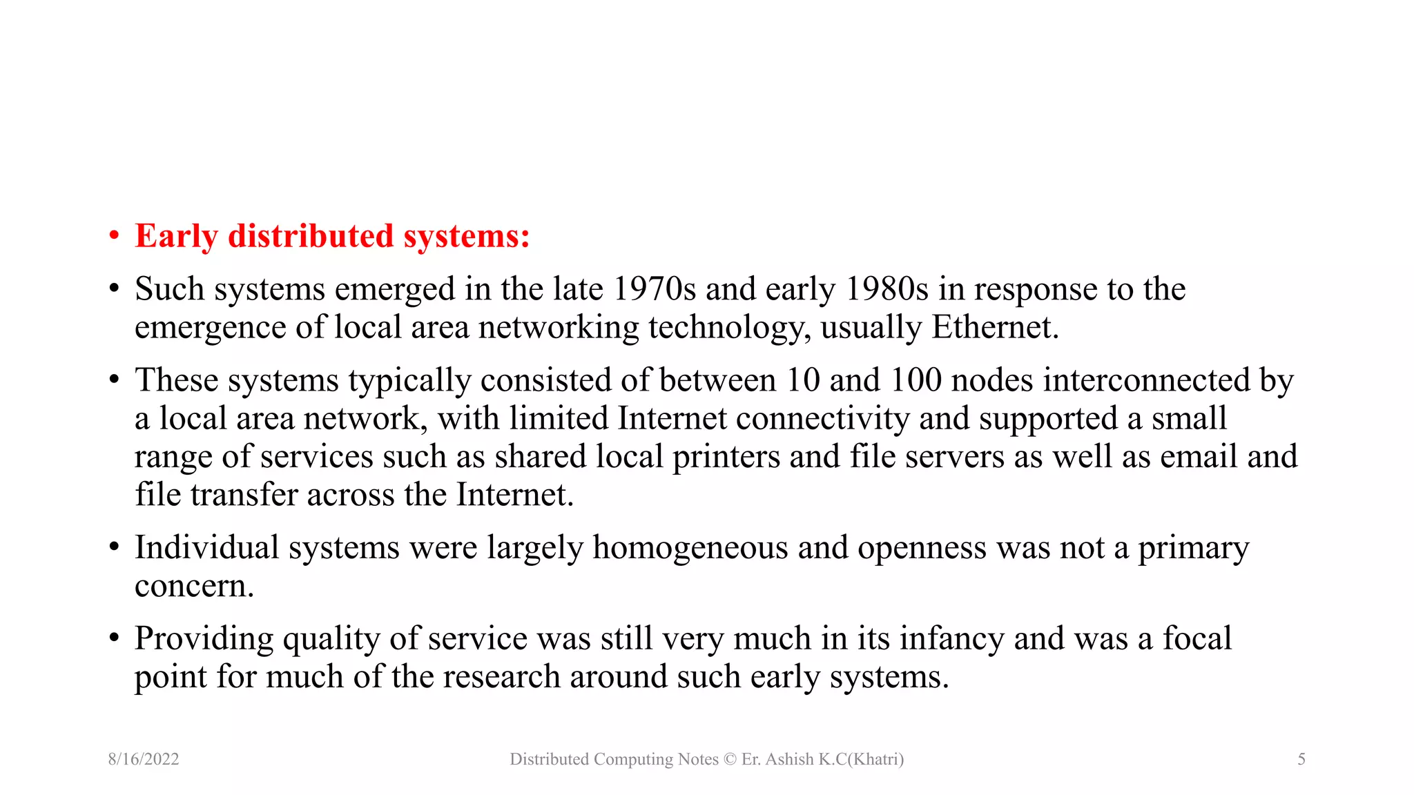 Models Of Distributed System Pptx Computer Networking Computing