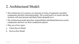 Models of Distributed System | PPTX